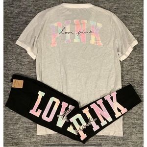PINK Victoria's Secret | Tops | New Victorias Secret Pink Freya Tie Dye ...